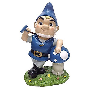 DIG Gnomeo and Tybalt Garden Statue, 10.3 by 10.75-Inch, Stone
