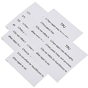 20sheets Tapes Swimming Patch TPU Film Raft Paddling Kit Air Tool Garden Products Decor* Inflatable Self Boats Toys Pool Tape Home Tent for Mattress Pool, Supplies Vinyl