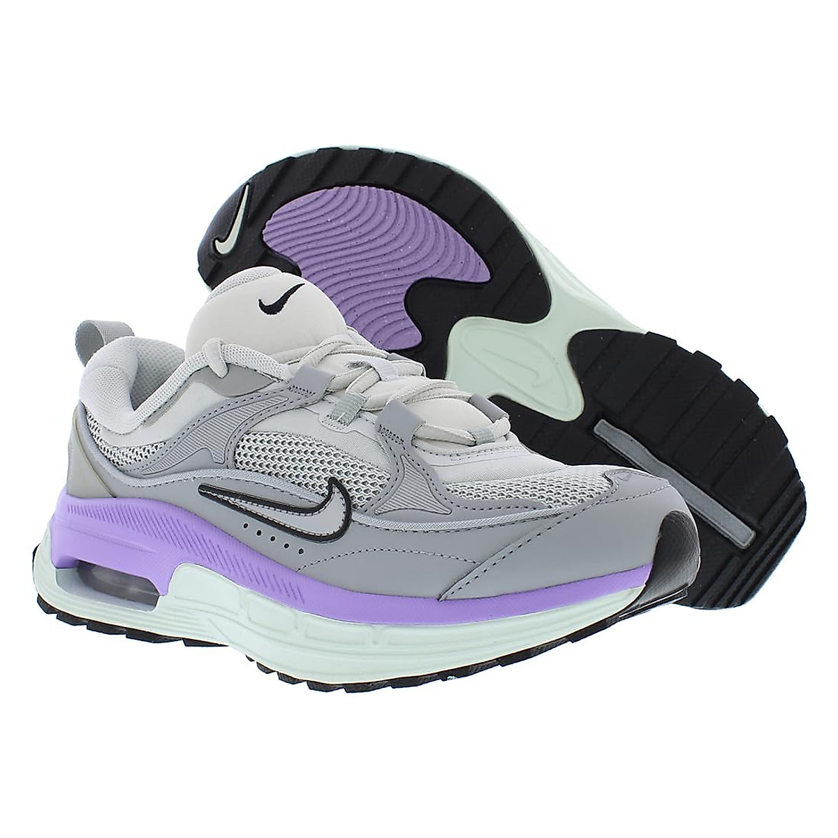 Nike Women's Air Max Bliss Shoes, Grey/Purple, 9