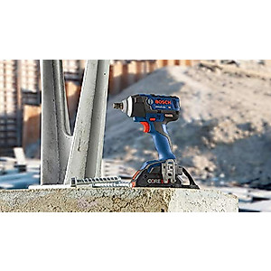 BOSCH GDS18V-221N 18V EC Brushless 1/2 in. Impact Wrench with Friction Ring and Thru-Hole (Bare Tool)