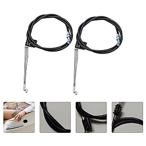 BESPORTBLE 6 Pcs Sofa Pull Cord Sofa Replacement Parts Sofa Recliner Couch Release Handle Release Couch Handles Metal Sofa Handle Cable Recliner Black Couch Lasso Chair Aluminum Alloy