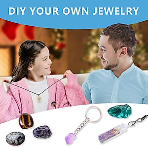 Advent Calendar 2023, Rock Collection Advent Calendars for Kids with 24 Gemstones, Minerals & Fossils, 24 Days Christmas Countdown Calendar with Gem Keychain, Necklace & Wishing Bottle