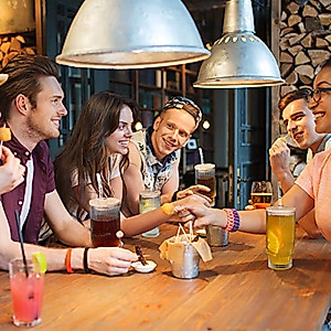 AKONEGE Ribbed Glassware Drinking Glasses with Lid and Straws, 12oz Ribbed Glass Cups Vintage Fluted Glassware Set of 4, Iced Coffee Cup, Coffee Bar Accessories for Whiskey Cocktail Beer Coffee Tea