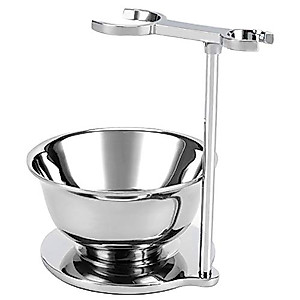 SANWA Deluxe Shaving Kit for Men,Stainless Steel Shaving Razor&Brush Stand Holder Soap Bowl Shave Brush Kit,Boyfriend Husband Dad Birthday Fathers Day for Him