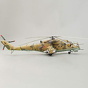 Mil Mi 24 Hind D/E Russian Helicopter Model Kit Scale 1:72 - Attack Gunship Mi24 Crocodile Building Kits 1/72 Assembly Instructions in Russian Language