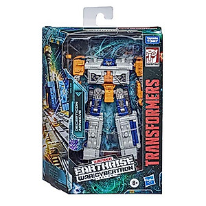 Transformers Toys Generations War for Cybertron: Earthrise Deluxe WFC-E18 Airwave Modulator Figure - Kids Ages 8 and Up, 5.5-inch
