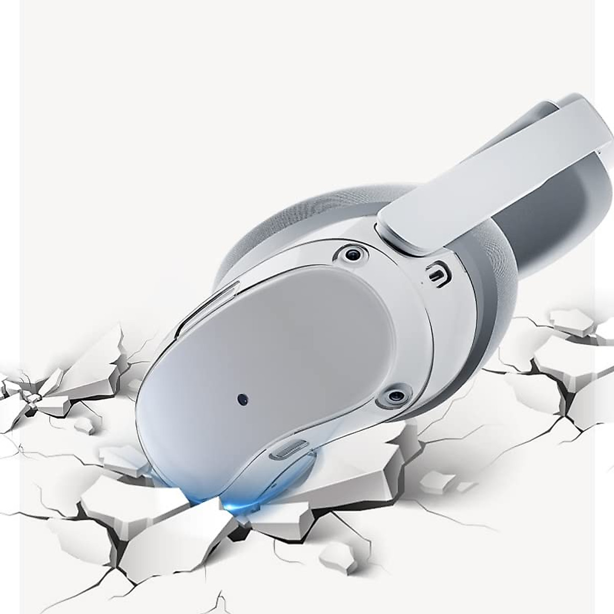 VR Headset Protective Cover Transparent Case for PICO 4,Shell Protector Cover