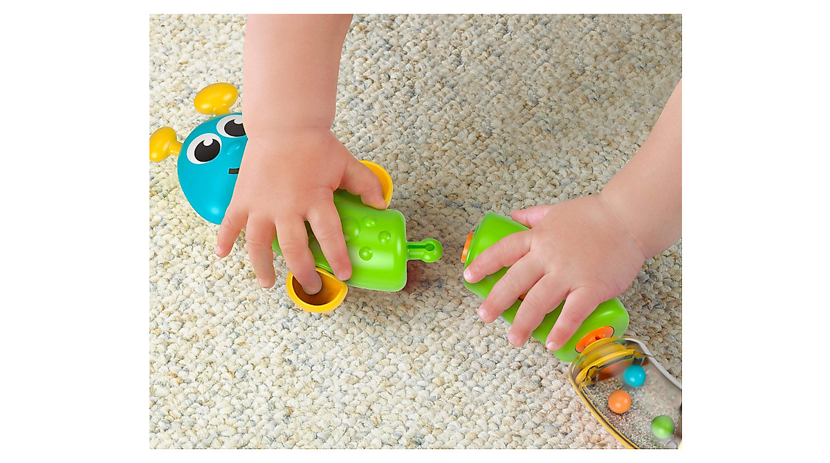 Fisher-Price Snap-Lock Caterpillar Toy for Motor Skills