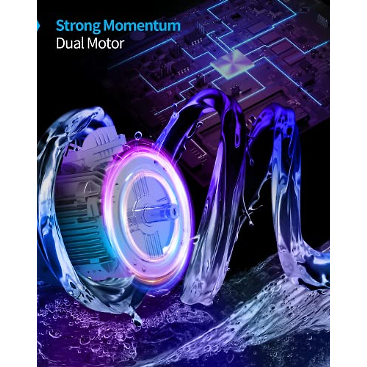 TABU 16.5Ibs Portable Washing Machine, Compact Washer Machine, Mini Washing Machine, Twin Tub Washer and Spiner, Ideal for Dorms, Apartments, RVs, Camping etc (White & Blue)