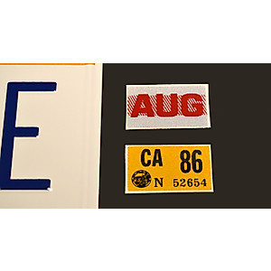 Back to The Future | Delorean | Outatime | Metal Stamped Vanity Prop License Plate