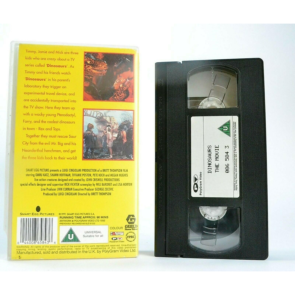 Dinosaurs The Movie (Pocket Money Video) - Family Film - Children's - Pal VHS