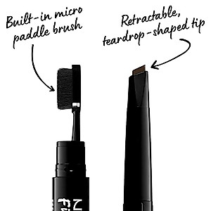 NYX PROFESSIONAL MAKEUP Fill & Fluff Eyebrow Pomade Pencil, Espresso