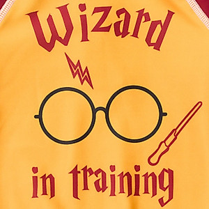 Harry Potter Infant Baby Boys One Piece Bathing Suit Yellow 18 Months