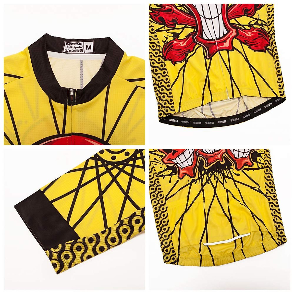 JPOJPO Cycling Jersey for Men Pro Team Bicycle Clothing MTB Bike Jerseys Shorts Set