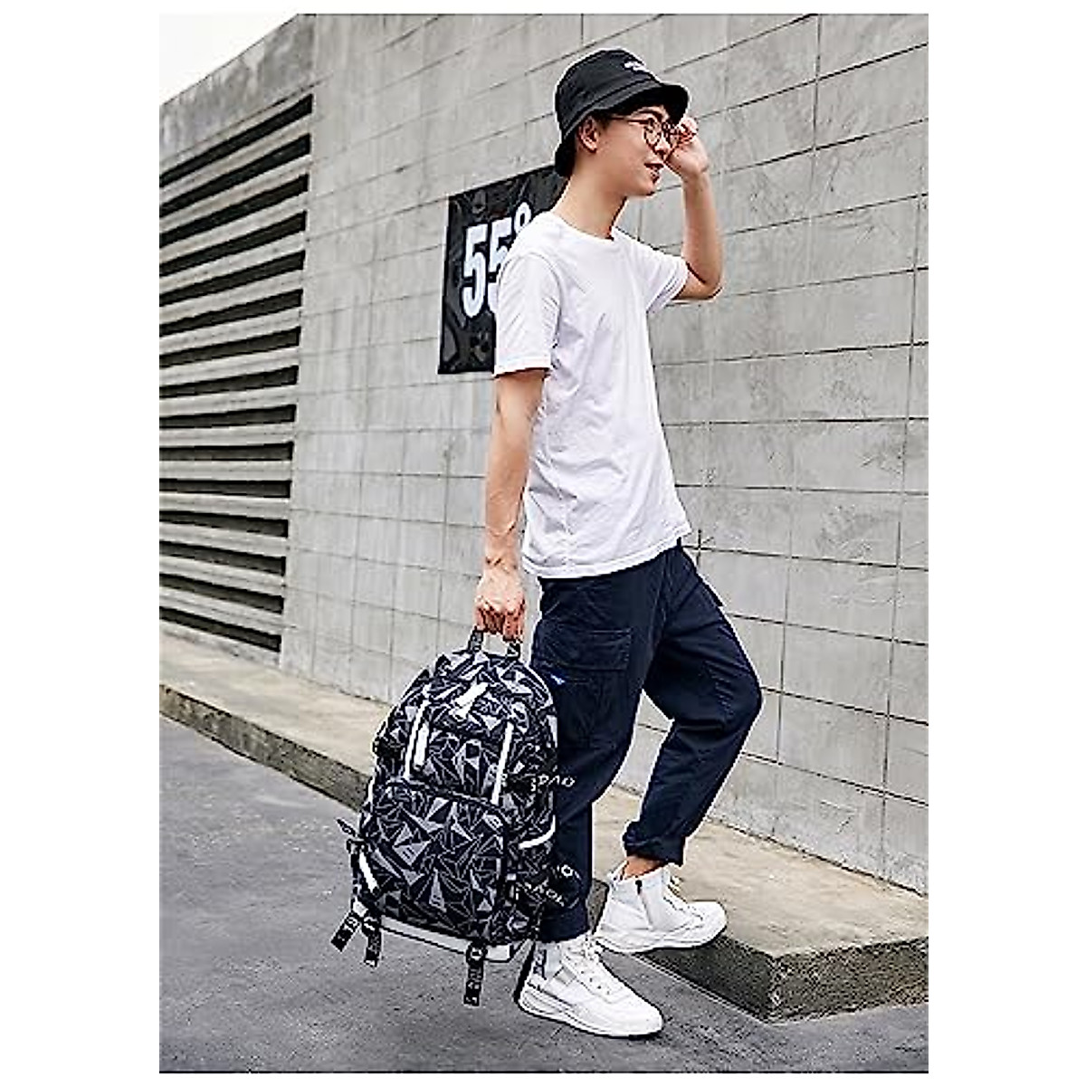 BUGUTKONG Basketball Player Multifunction Tatum Backpack Travel Fans Bag Daypack Laptop Bag Bookbag School Bag Tatumu-a2