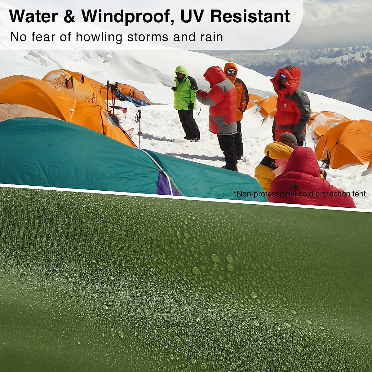 Moon Lence Professional Camping Tent 2 Person Tent Backpacking Tent, Water & Wind Proof Ultralight Equipment for Mountaineering Backpacking & Hiking, Porch Double Layer, Aluminum Alloy Pole