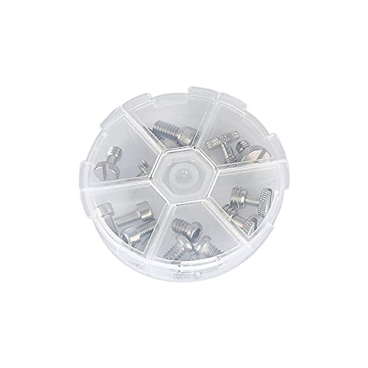 CAMVATE 1/4"-20 & 3/8"-16 & M5 Thread Screw Nuts Assortment Kit for DSLR Camera Cage Rig & Accessories Assembly (16 PCS) - 2777