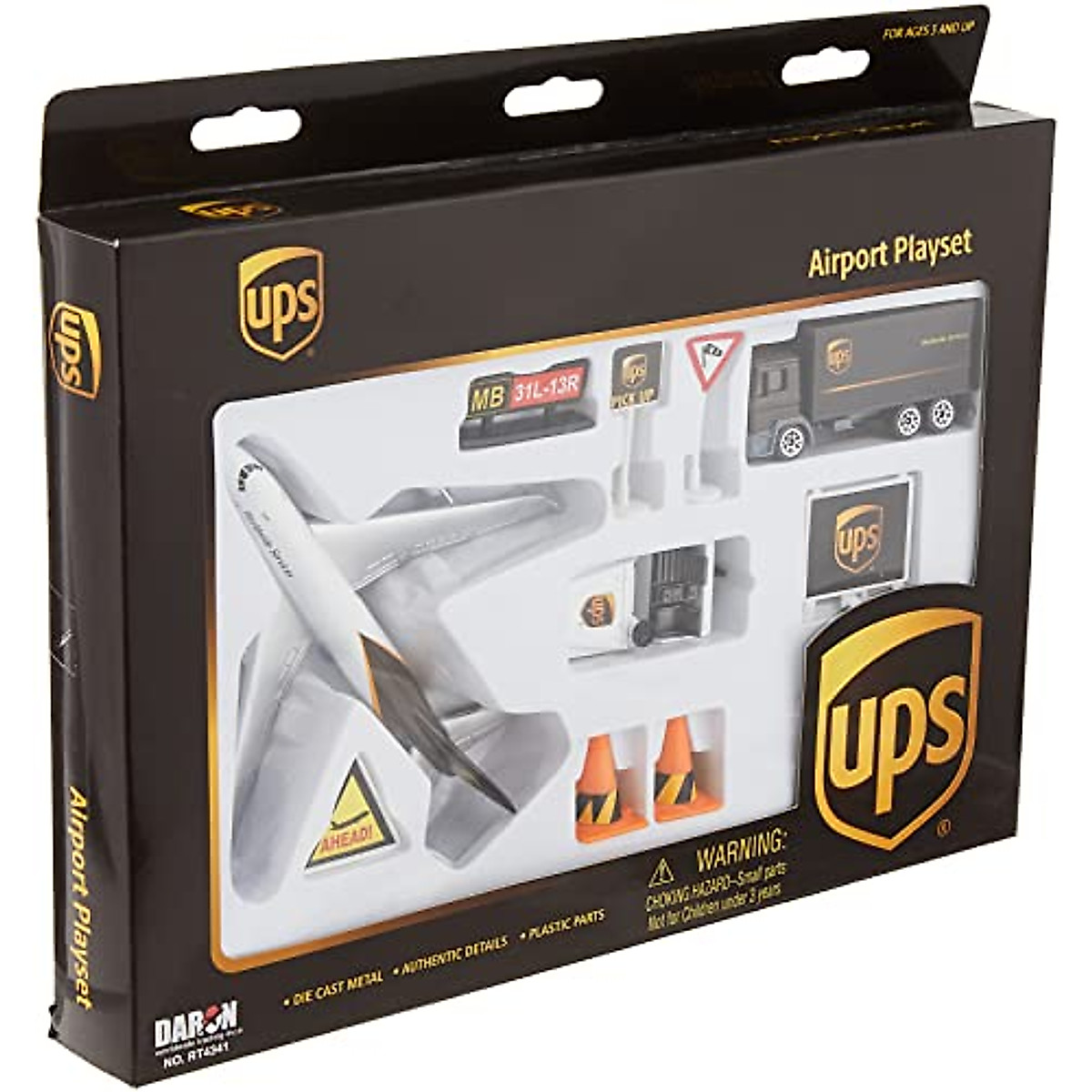 Daron UPS Airport Playset, Brown