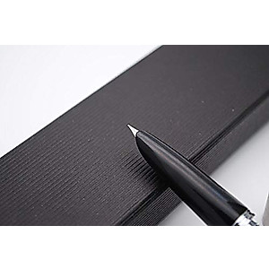 JINHAO 51A Wooden Fountain Pen Steel Cap (Ebony Wood, Extra Fine Nib 0.38mm)