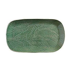 Maxwell & Williams Panama Serving Platter in Gift Box, Stoneware, Kiwi Green, 34 x 19 cm