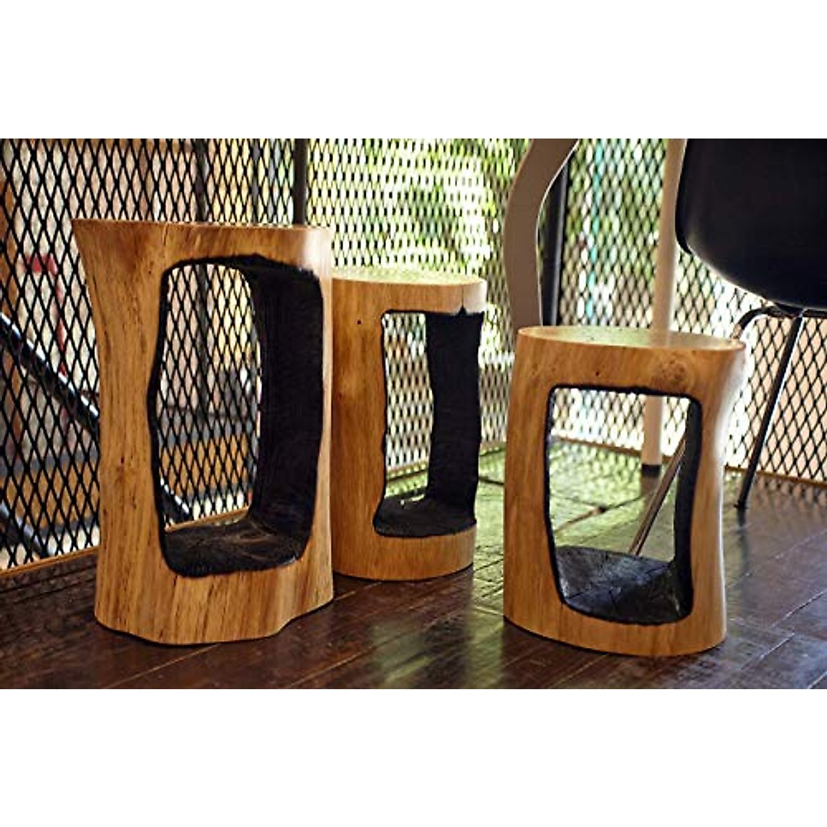 Book Shelfs, Set Of Three Coffee Tables, Wooden End Tables, Book Stand, Rustic Dorm Decor