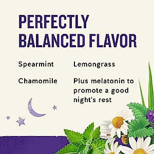 Celestial Seasonings Sleepytime Wellness Tea Plus Melatonin, Caffeine Free, 18 Tea Bags Box