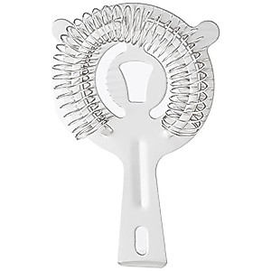 Amazon Basics 10-Piece Stainless Steel Bar Tools Set with Bamboo Stand Holder