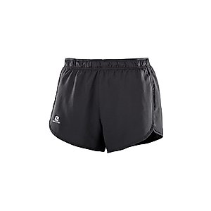 Salomon Women's Agile Running Shorts, Black, XS