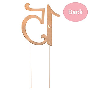 15 Cake Topper - Premium Rose Gold Metal - 15th Birthday or Anniversary Party - Sparkly Rhinestone Quinceanera Cake Topper Decoration Makes a Great Centerpiece - Now Protected in a Box