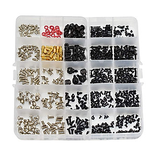 Xiedeai Fasteners Desktop Computer Screws Kit - M2.5 M3 Screw Kit 286 Pieces for Hard Disk Notebook Assembling Standoff Set Motherboard Screws