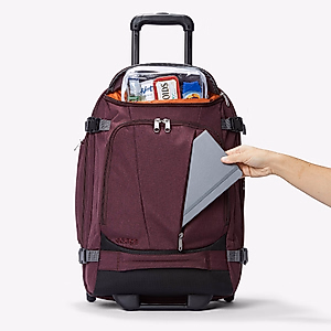 ebags Mother Lode Rolling Travel Backpack (Brushed Indigo)