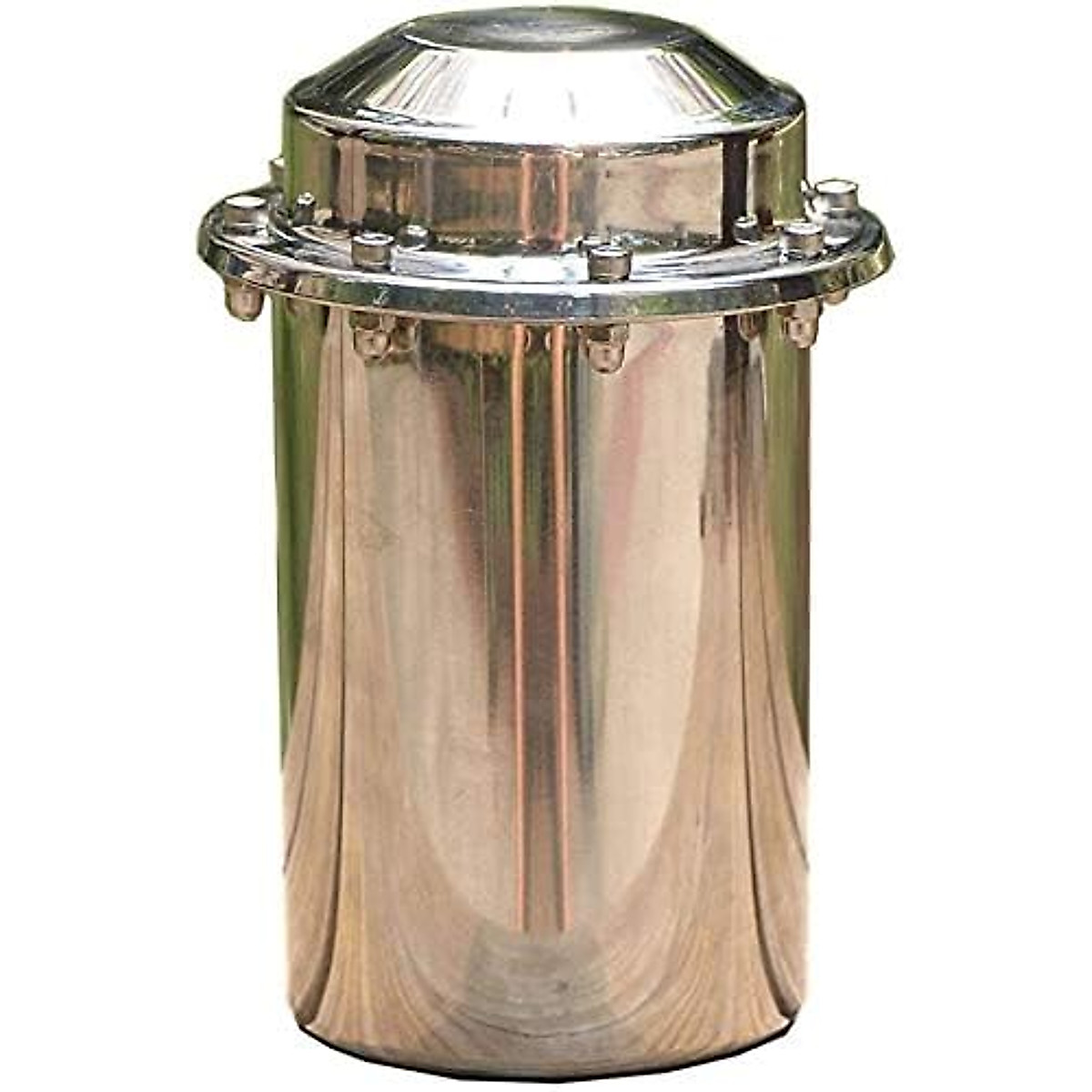 RISEDC Time Capsule Container Waterproof Stainless Steel Lock Future Graduation Gift Storage Goods 20cm/7.9inch