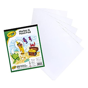 Crayola Marker & Paint Pad, Art Supplies for Kids, 25 Pages