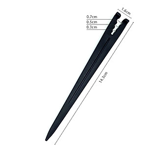 cozyou 50 Pcs Irrigation Support Stakes for 1/4-Inch Drip Tubing