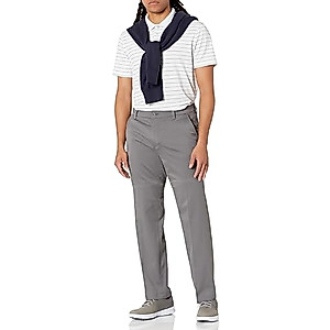 Amazon Essentials Men's Classic-Fit Stretch Golf Pant (Available in Big & Tall), Grey, 38W x 32L