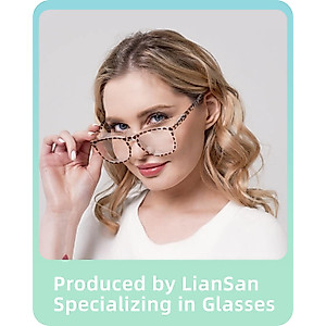 LianSan Oversize Anti-Fog Safety Glasses for Nurses, Z87.1 Certified Goggles for Women, Square UV Protection Tortoise