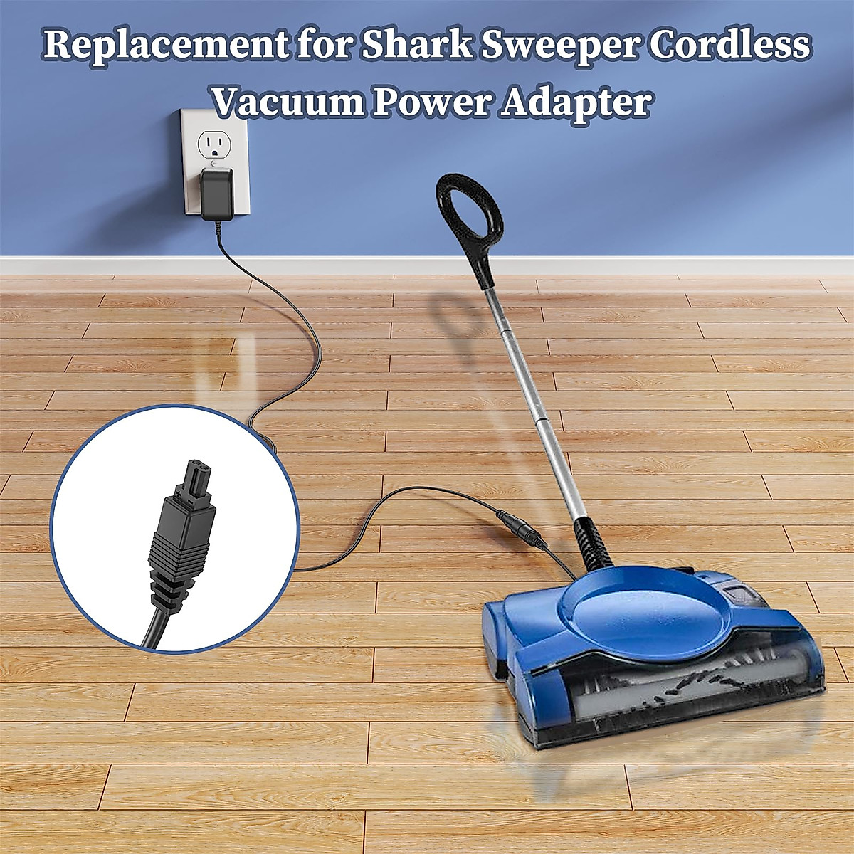DONYOIE Charger for Shark V2700Z XA2700 V2930 Floor Carpet Sweeper Power Cord Replacement AC DC Adapter UL Listed Adaptor Supply
