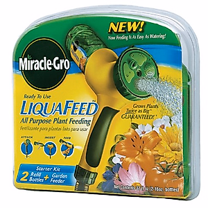 Miracle Gro 100411 Liquafeed 2 Refill Bottles + Garden Feeder