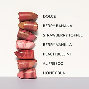 LAURA GELLER NEW YORK Italian Marble Sheer Lipstick - Peach Bellini - Hydrating & Lightweight - Vitamin E & Caster Seed Oil - Cream Finish