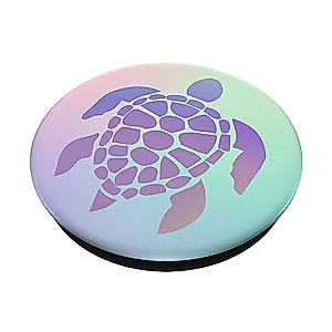 Purple Turtle Rainbow Watercolor PopSockets Standard PopGrip