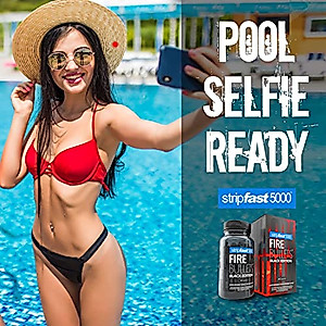stripfast5000 Fire Bullets Max Strength Black Edition for Women & Men, Keto Friendly, 30 Days Supply