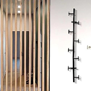 changqing Vertical Faucet Coat Rack Wall Mounted 35 Inch, Metal Rotatable Vertical Hat Rack for Wall, Modern Wall Coat Tree for Hats, Jackets, Bags, Entryway Bedroom