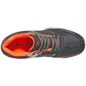 ACACIA HYPERSHOT Pickleball Shoes, Grey/Orange, 11