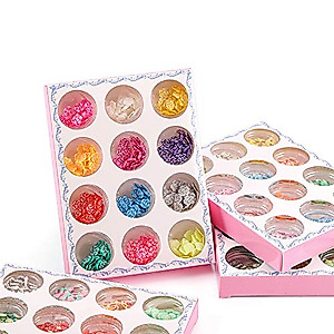 12 Bottles/Pack Flower Animal Fruit Resin Filling Glitter Soft Clay for DIY Epoxy Resin Mold Decor Nail Art Jewelry Making Tools (Animal)