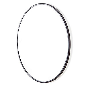 Habitat MR3719W Adelina Circular Mirror, Black