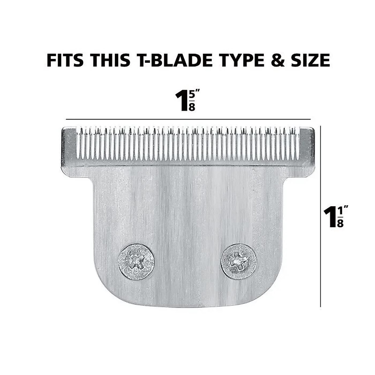 Wall Replacement T Blade Beard Stubble Guard Guide Comb Set 1/16 1/8 3/16 1/4 02144 for Wahl All in One Lithium Ion Trimmer (See Details for Compatible Models)
