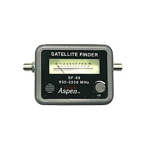 NAC Wire and Cables Satellite Dish Signal Strength Meter 2 GHz Tracker TV Antenna Squawker / Finder / Locator, Audio Indicator, 22 KHz Light