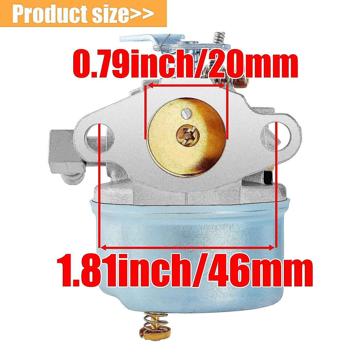 QAZAKY 640298 Carburetor Compatible with Tecumseh OH195SA 5.5HP OHSK70 7HP 4-Cycle Snowblower 2-Stage Craftsman Toro 38571 38575 38576 38577 CCR 6053 Snowthrower Ariens 932036 932504 ST524 50-666