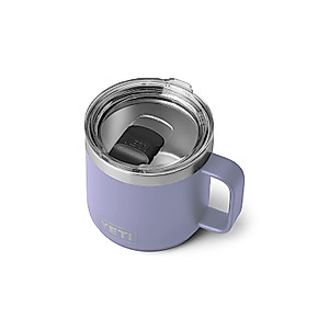 YETI Rambler 14 oz Stackable Mug, Vacuum Insulated, Stainless Steel with MagSlider Lid, Cosmic Lilac