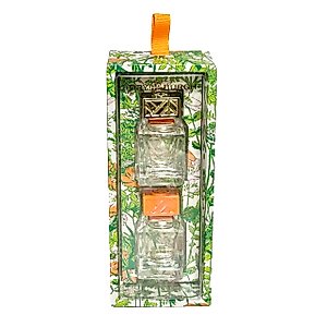Tory Burch Duo Women Mini Travel Size Splash On Dabber Set Set Knock On Wood & Eau De Parfum 7 ml / 0.24 Fl Oz each EDP (2 Piece set)